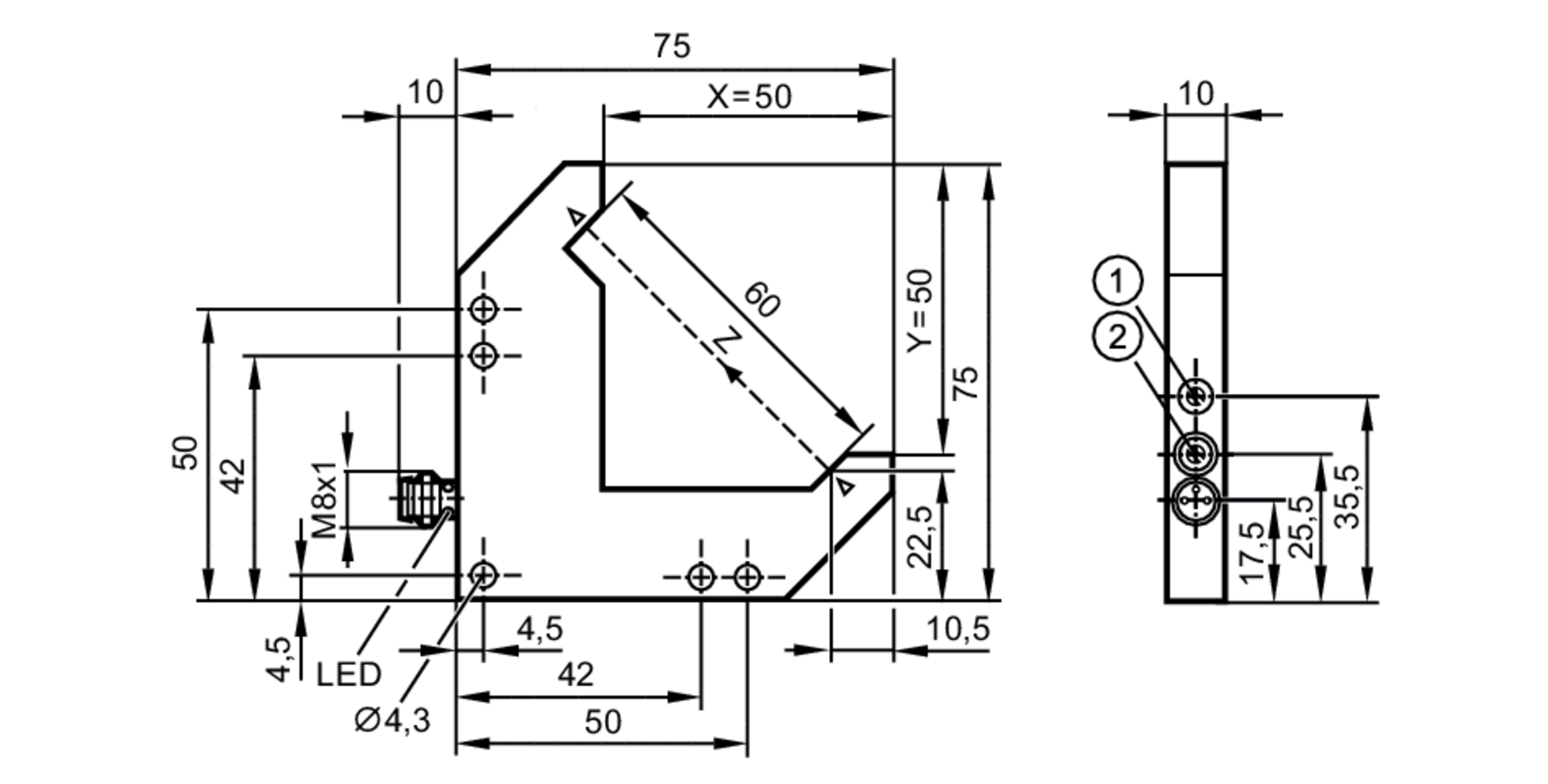 OPL200 - Photoelectric angle sensor - ifm