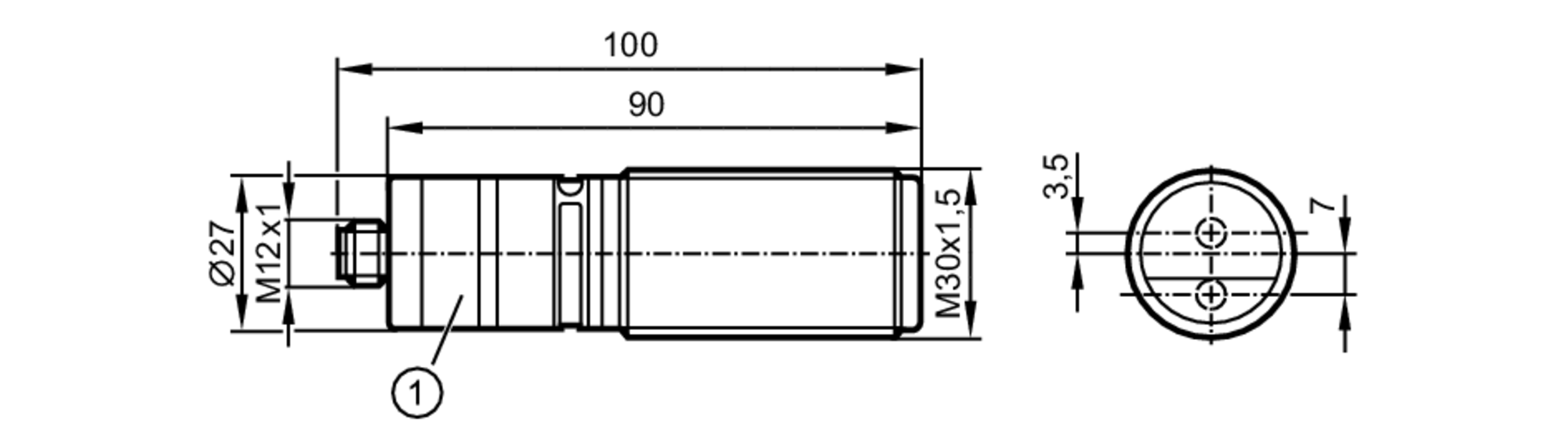 OID200 - Photoelectric distance sensor - ifm