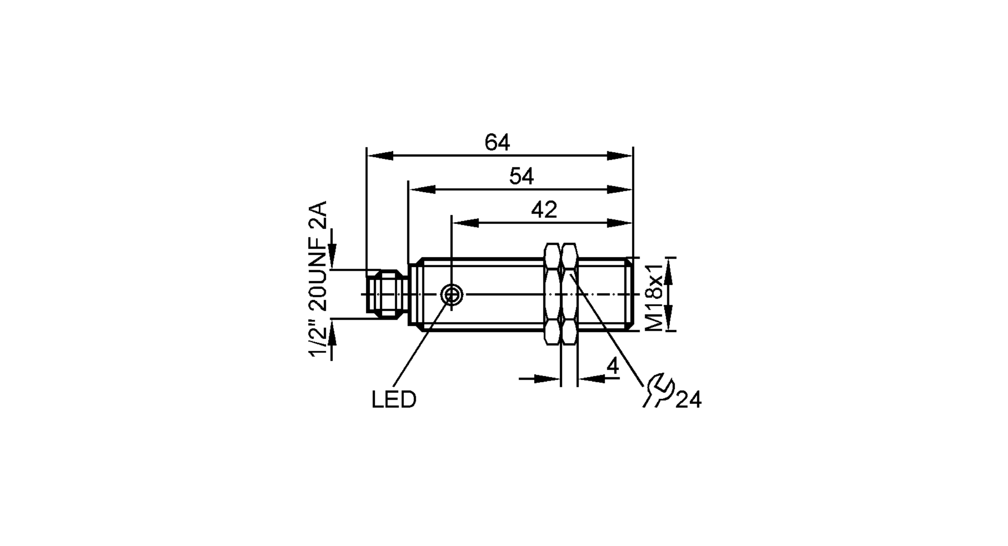 IG0349 - Inductive sensor - ifm