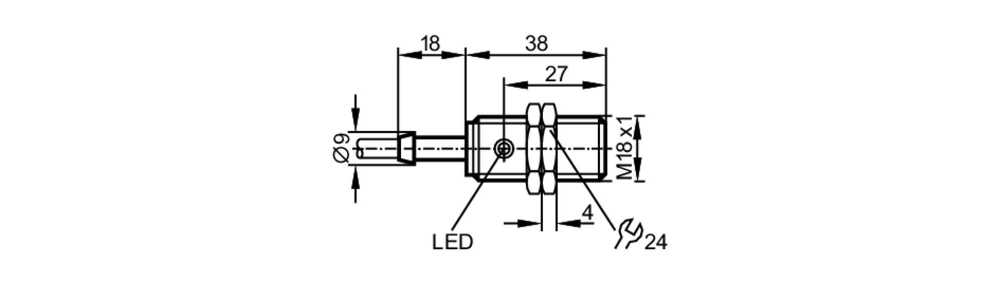 IG6001 - Detector inductivo - ifm