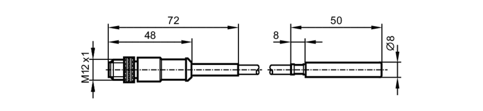 TS2151 - Temperatur-Kabelsensor mit Prozessanschluss - ifm electronic