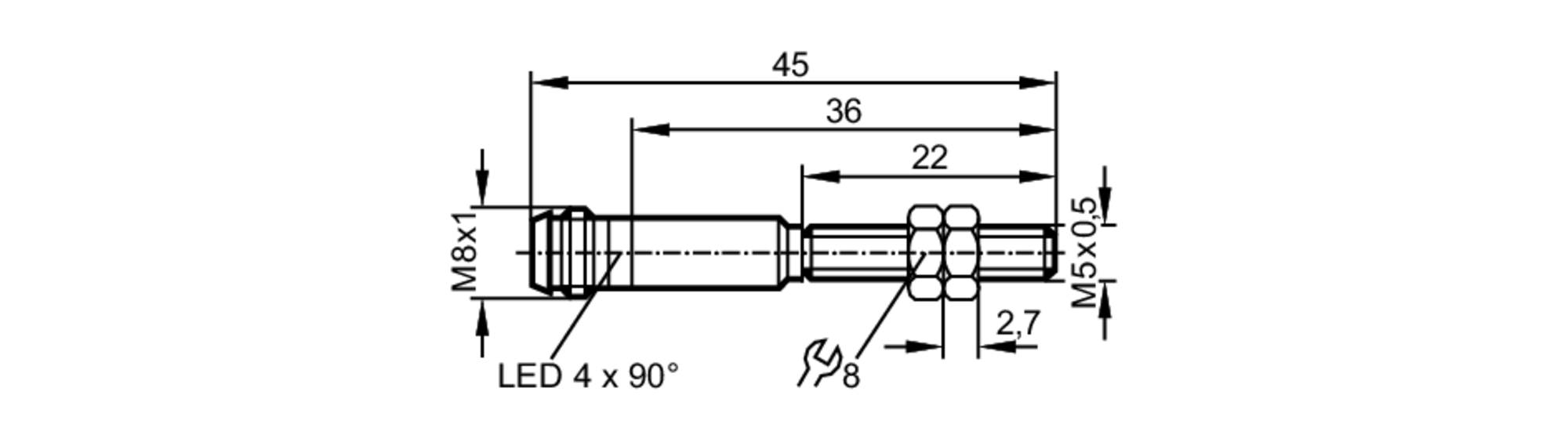 IY5036 - Induktiver Sensor - ifm
