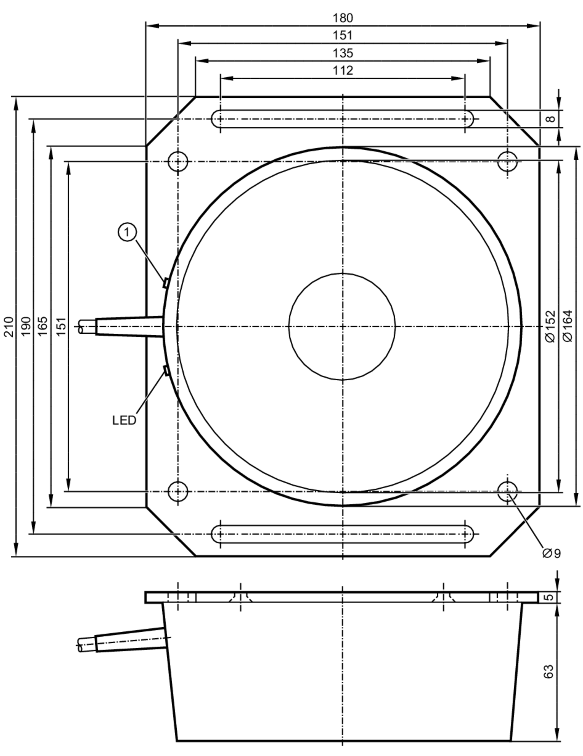 I22003 - Induktiver Flächensensor - ifm