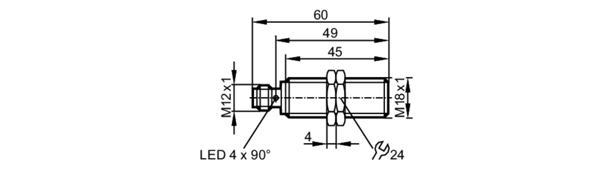 IGS232 - Induktiver Sensor - ifm