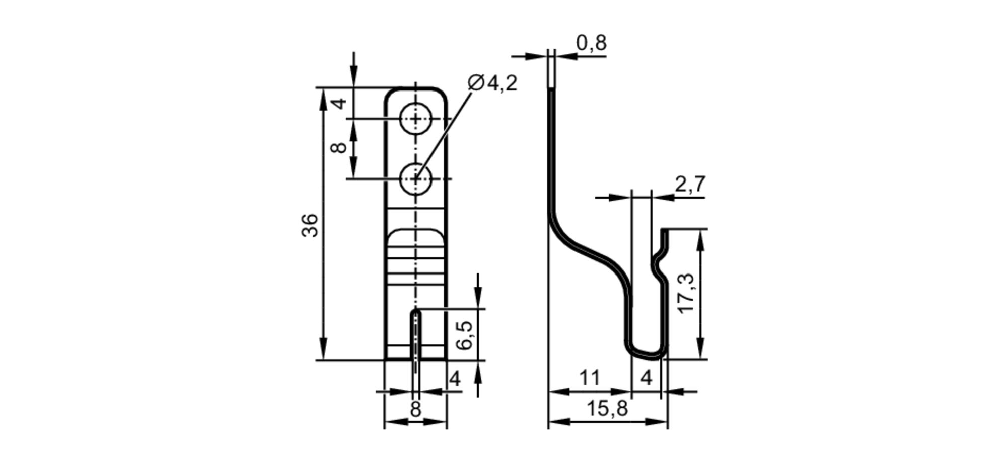 E70442 - Kabelclip zur Befestigung des AS-Interface Flachkabels - ifm