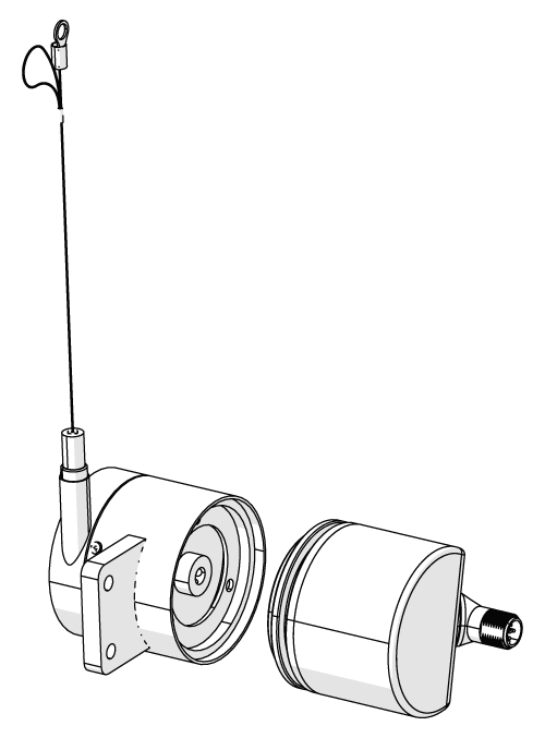 E61439 - draw-wire mechanism for encoders - ifm