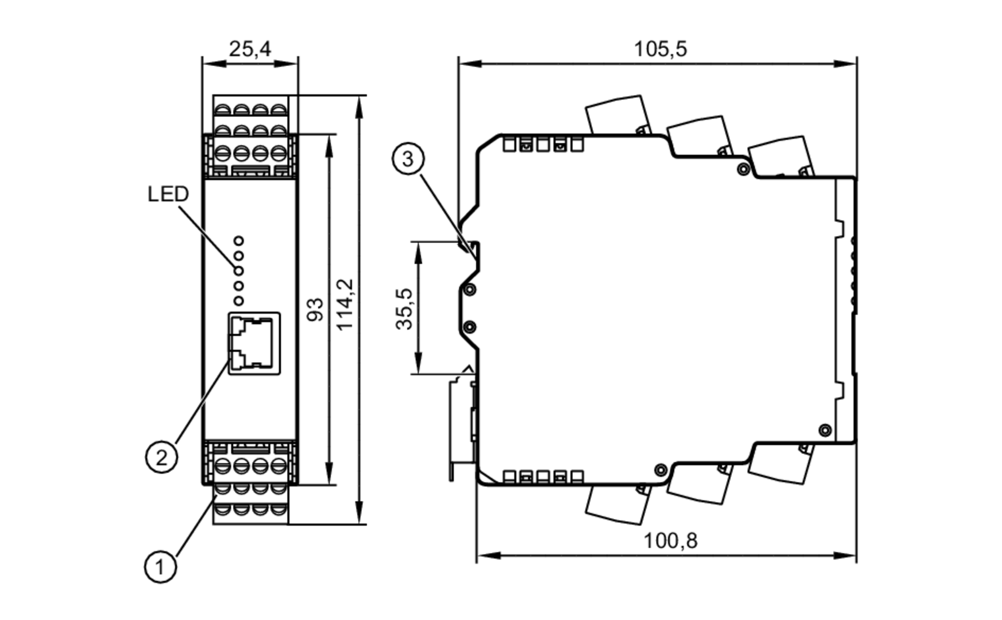 VSE003 - Diagnostic electronics for vibration sensors - ifm