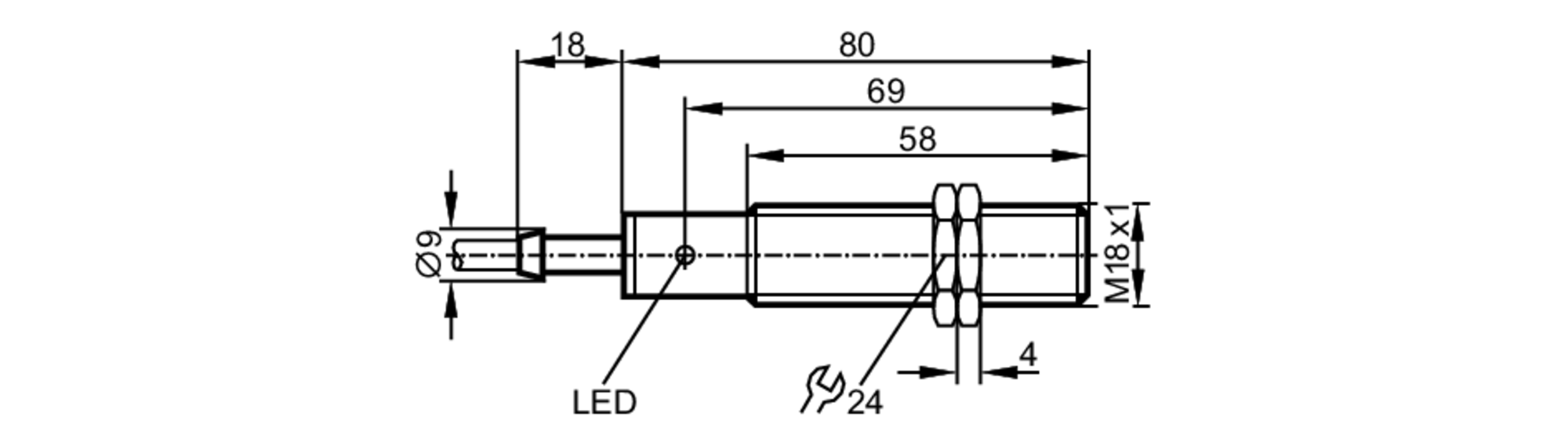 IG5456 - Inductive sensor - ifm