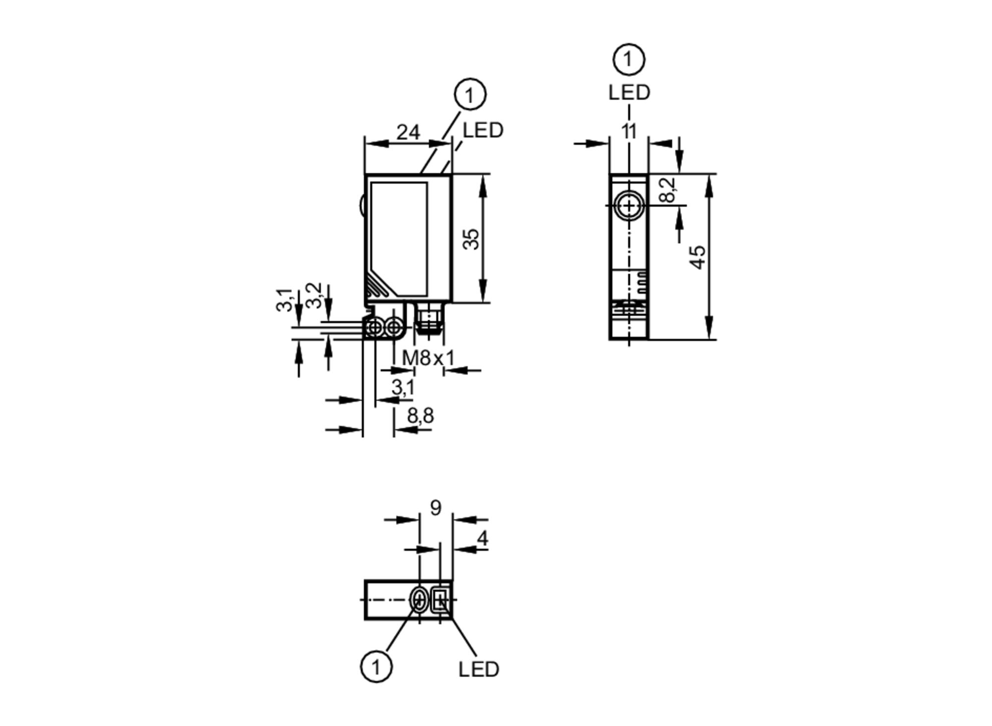 OJ5026 - Retro-reflective sensor - ifm