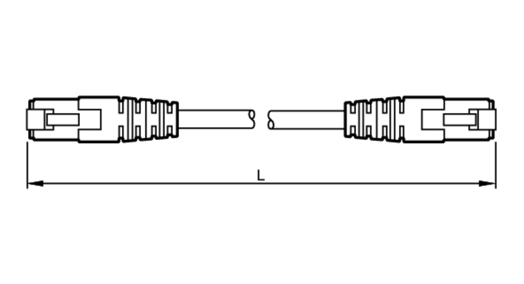 EC2080 - Ethernet connection cable - ifm
