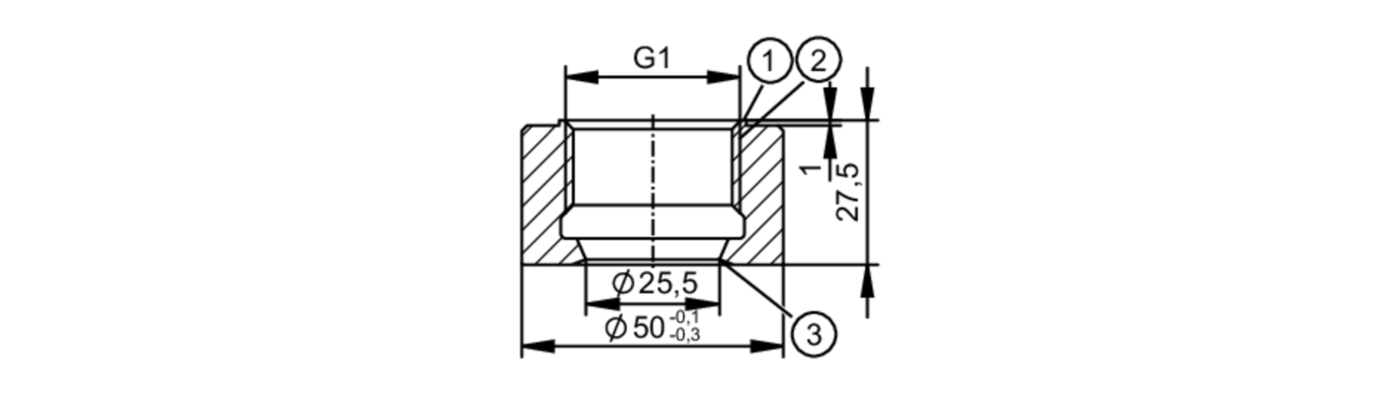 E30013 - Welding adapter for process sensors - ifm