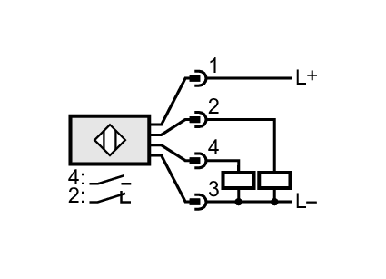 O5D100 - Sensor de distancia óptico - ifm