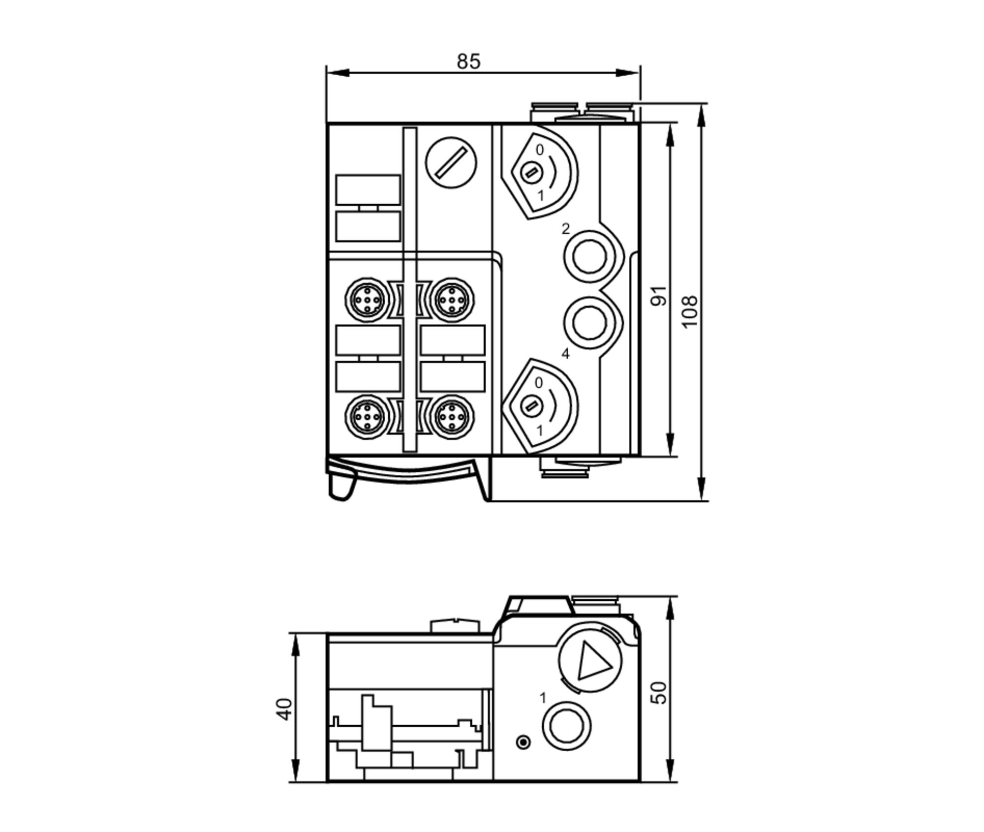 AC5251 - Módulo AirBox AS-Interface con técnica de montaje rápido - ifm