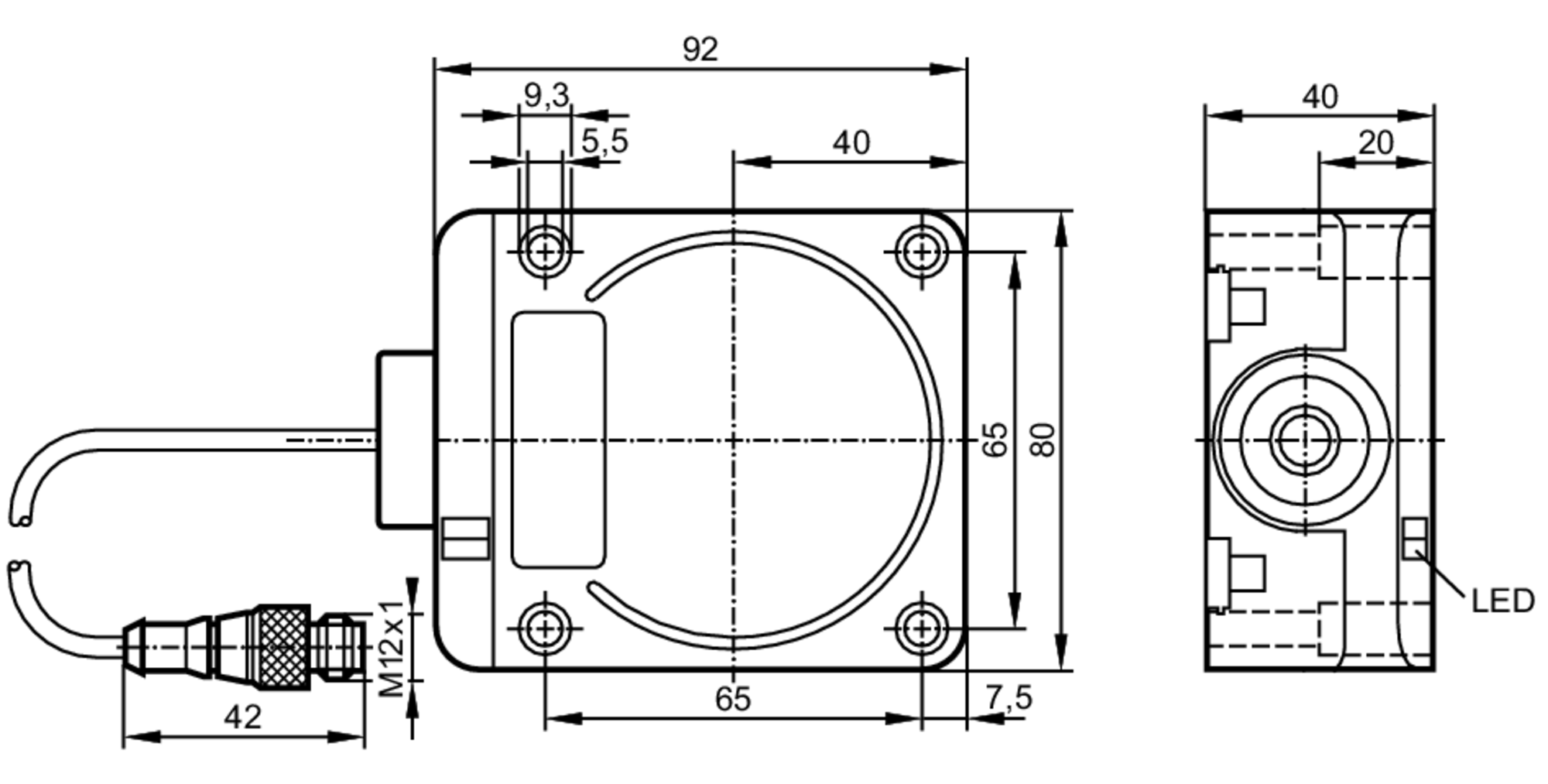 ID9221 - Détecteur inductif - ifm