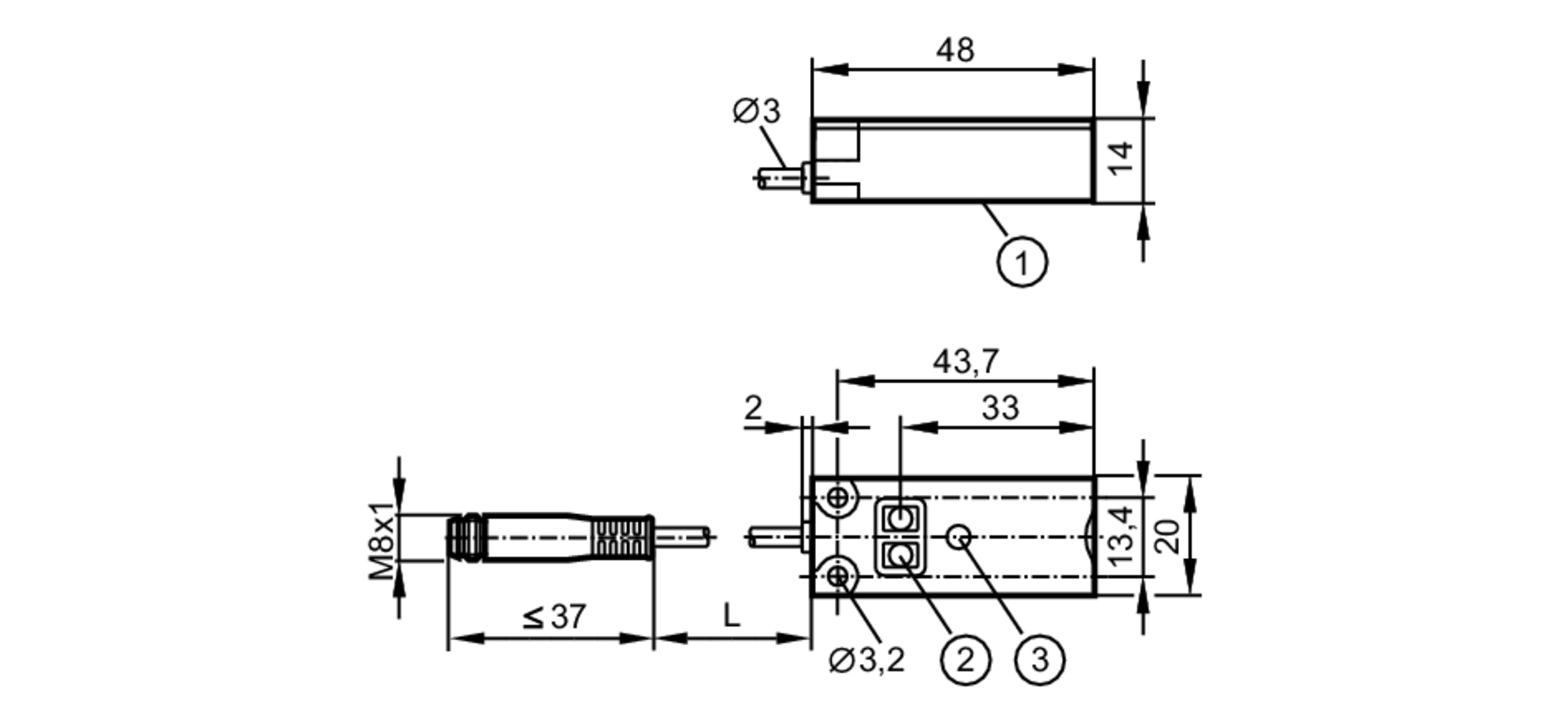 KQ6004 - Détecteur capacitif - ifm