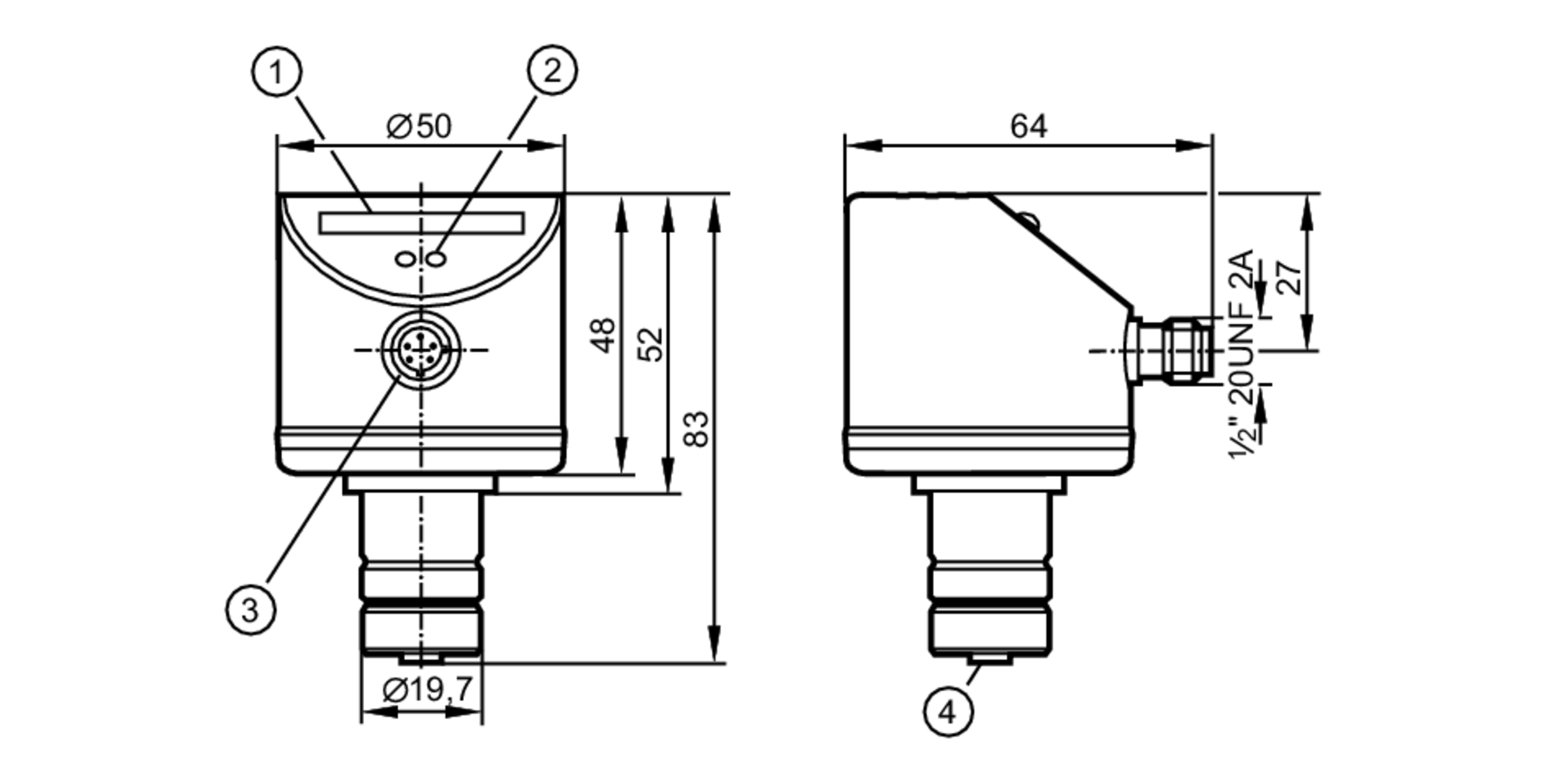 SR5906 - Boîtier de contrôle pour capteurs de débit - ifm