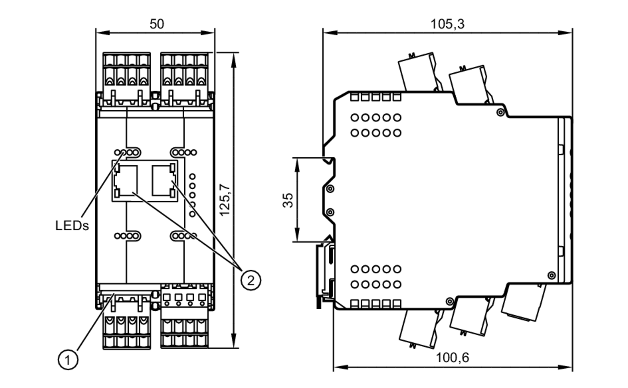 AL1950 - Maître IO-Link avec interface IoT - ifm electronic