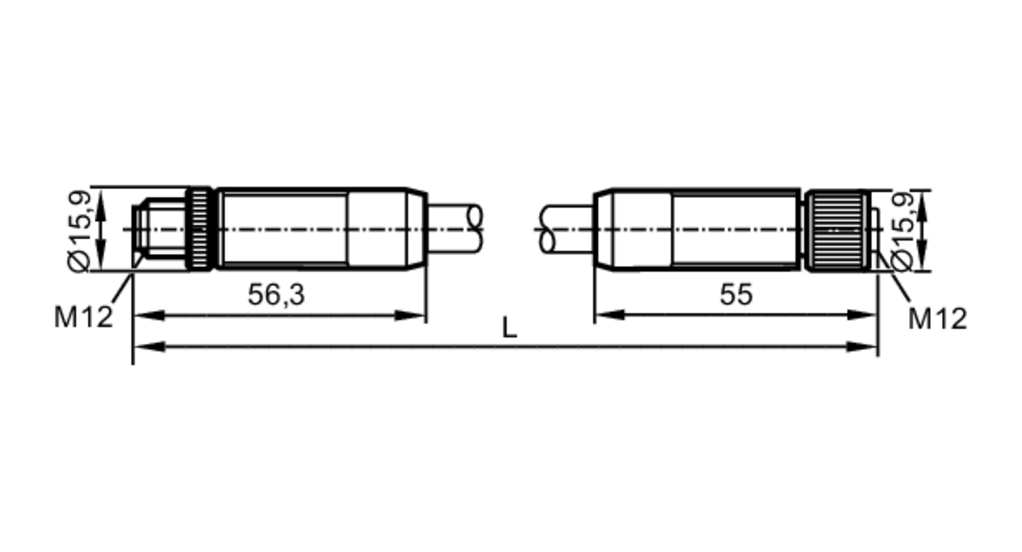 E12427 - Câble de connexion - ifm