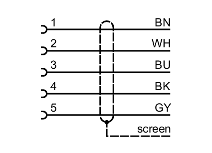 EVCA10 - Connecting cable with socket - ifm