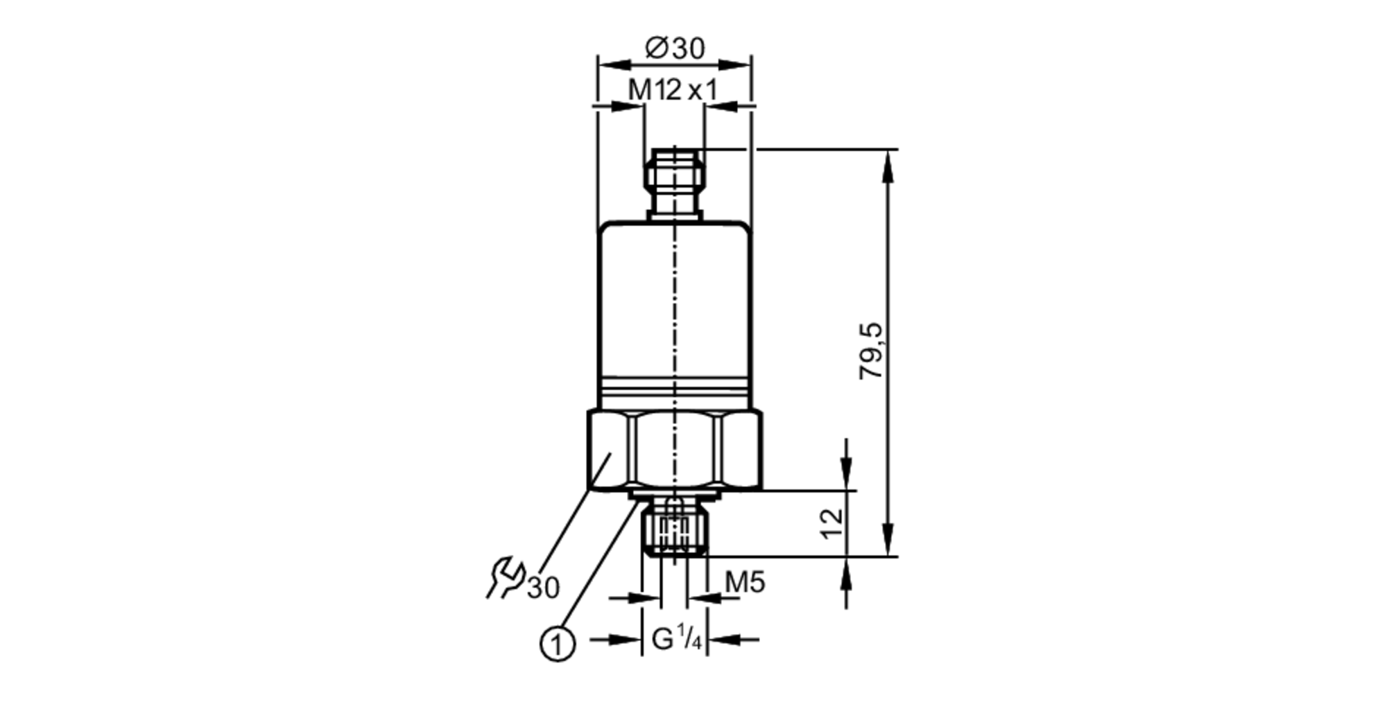 PA3528 - Pressure transmitter with ceramic measuring cell - ifm