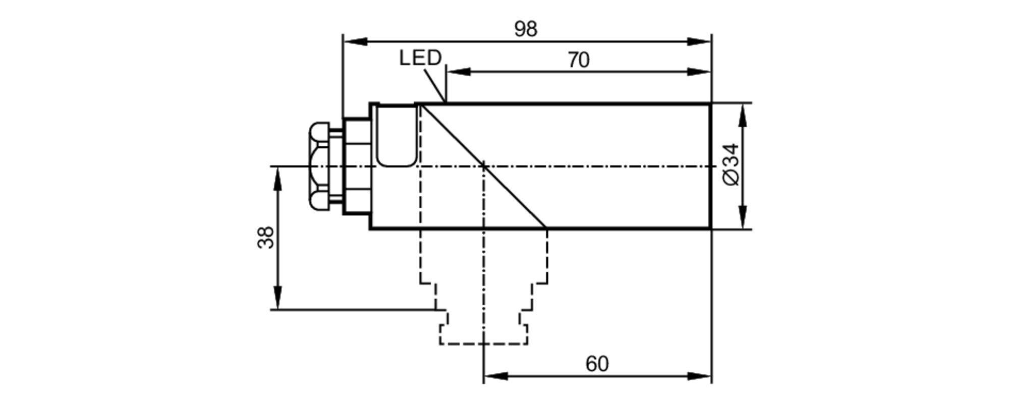 IB0016 - Inductive sensor - ifm