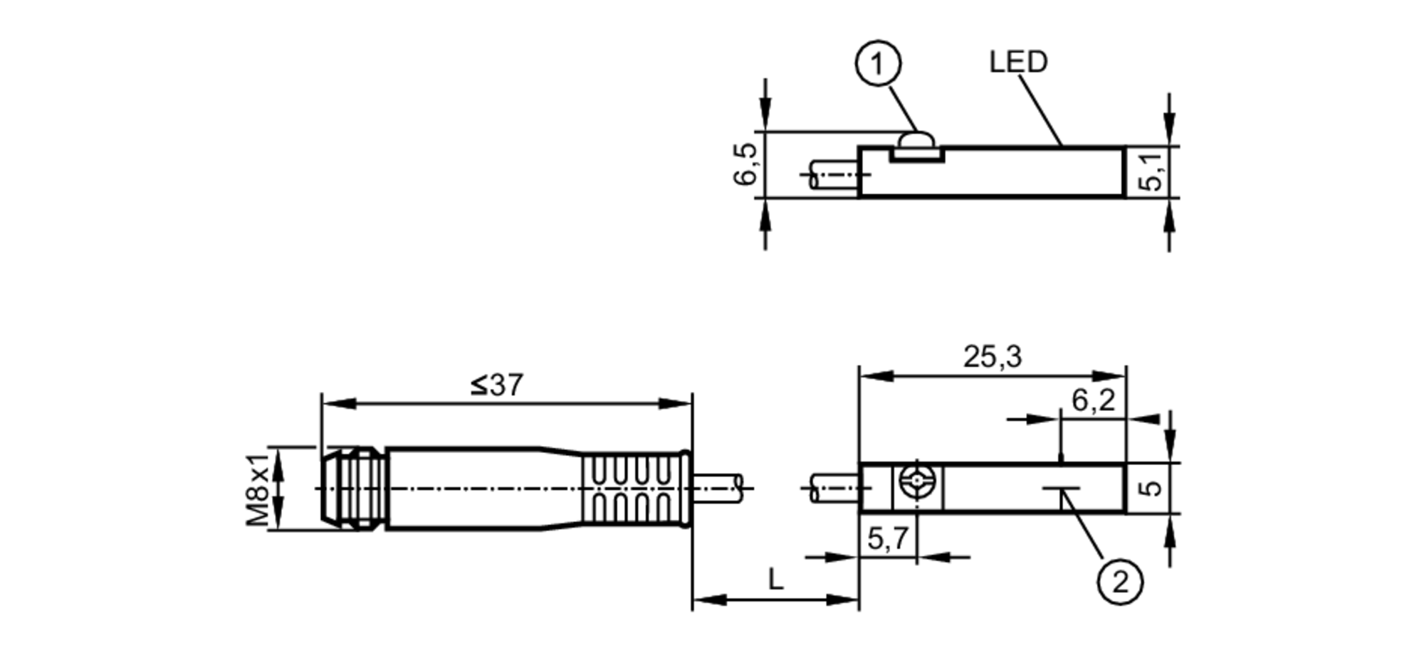 MK5101 - T-slot cylinder sensor - ifm