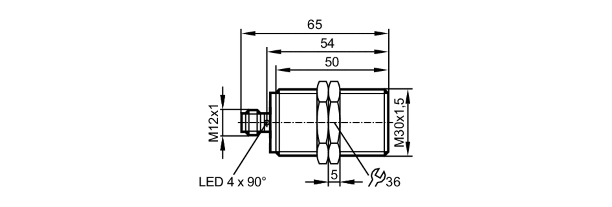 II502A - Inductive full-metal sensor - ifm