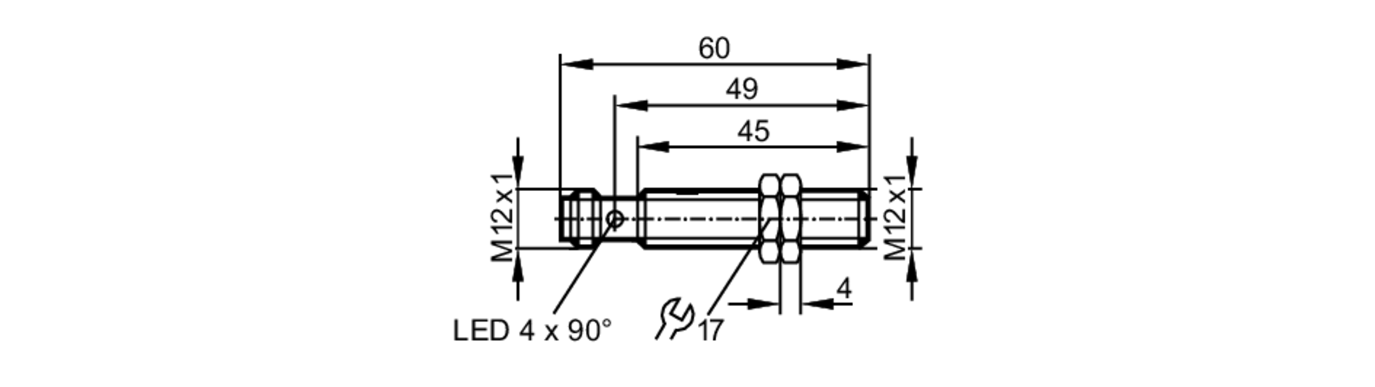 IF503A - Inductive full-metal sensor - ifm