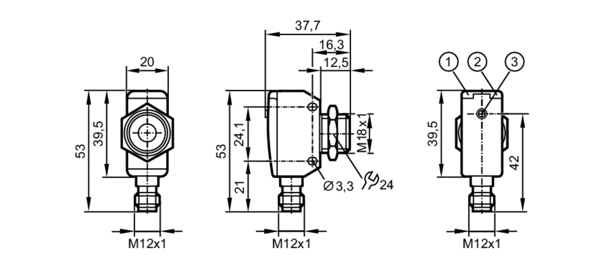 UGT583 - Ultrasonic sensor - ifm