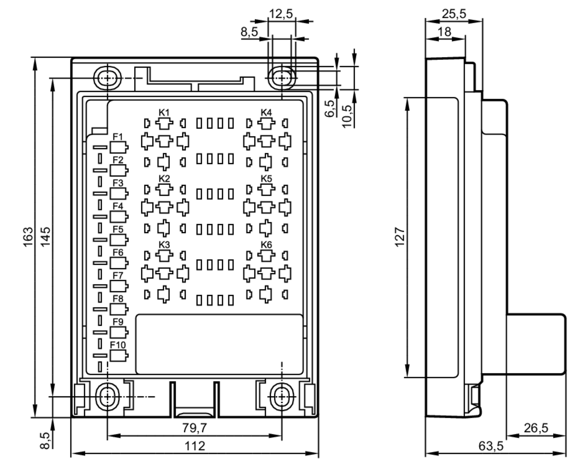 CR0421 - Wiring, relay and fuse carrier - ifm electronic