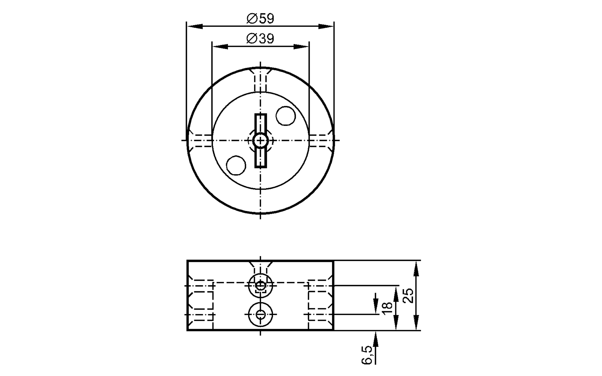 E11278 - Target puck for valve actuators - ifm