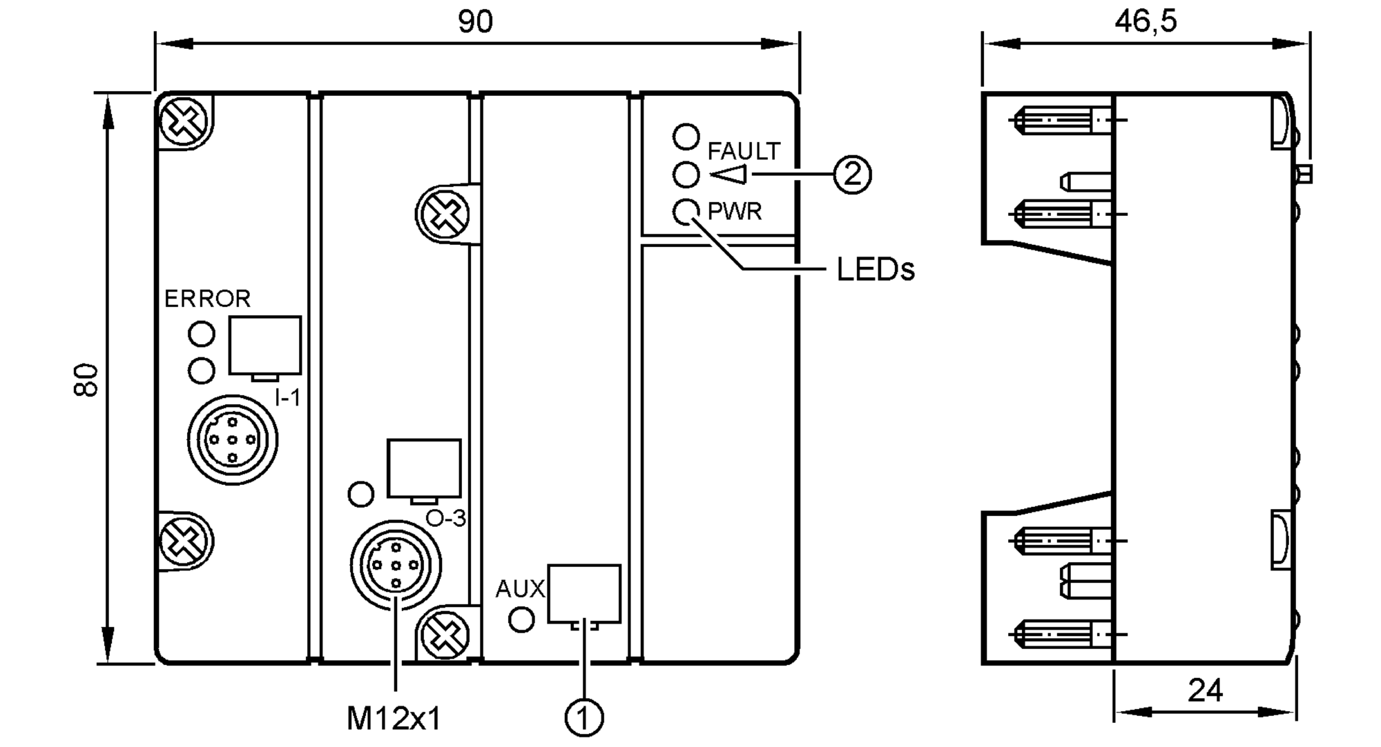 AC016S - Safe AS-Interface ClassicLine module - ifm