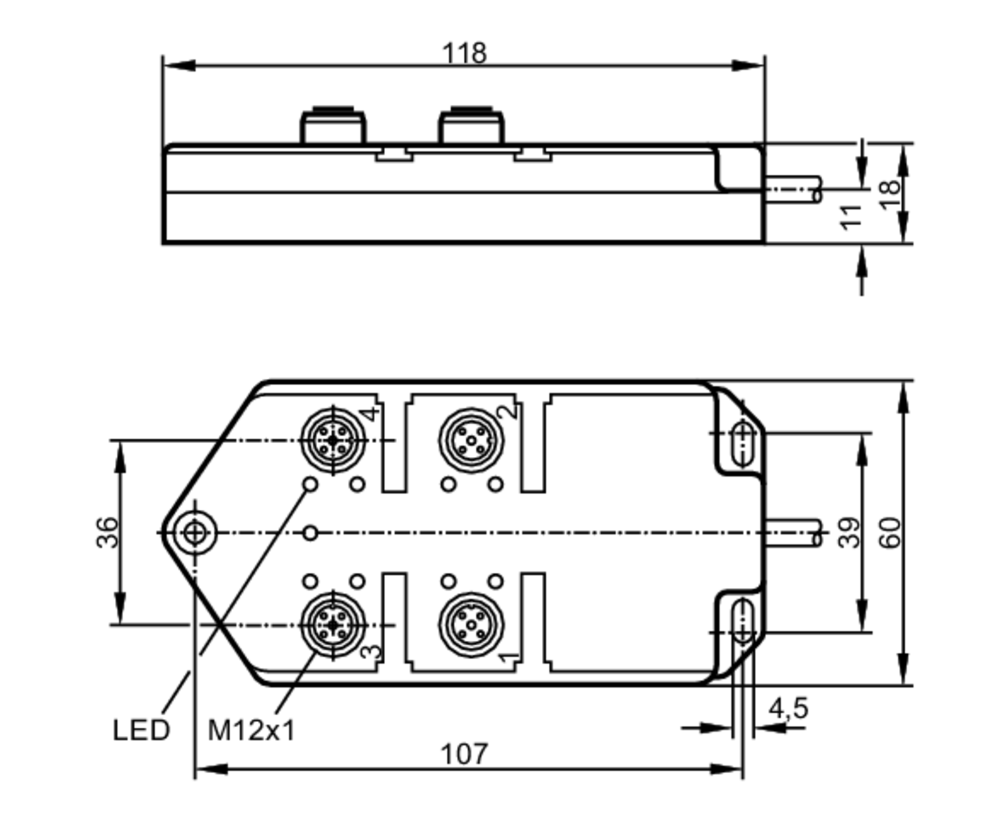 E11018 - Splitter box - ifm