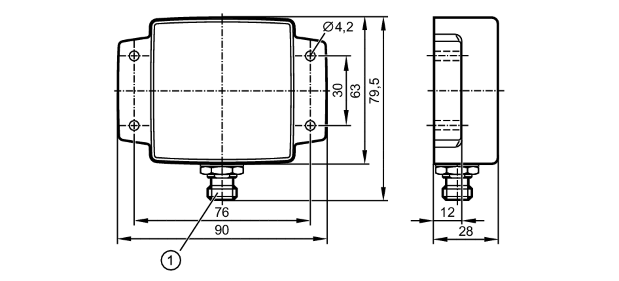 ANT910 - RFID read/write head UHF - ifm