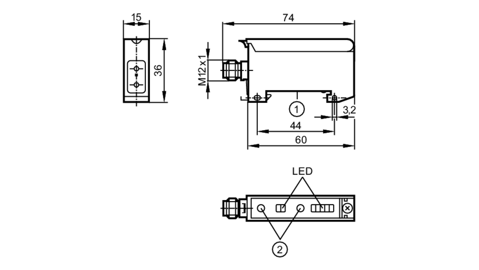 OB5013 - Fibre-optic amplifier - ifm