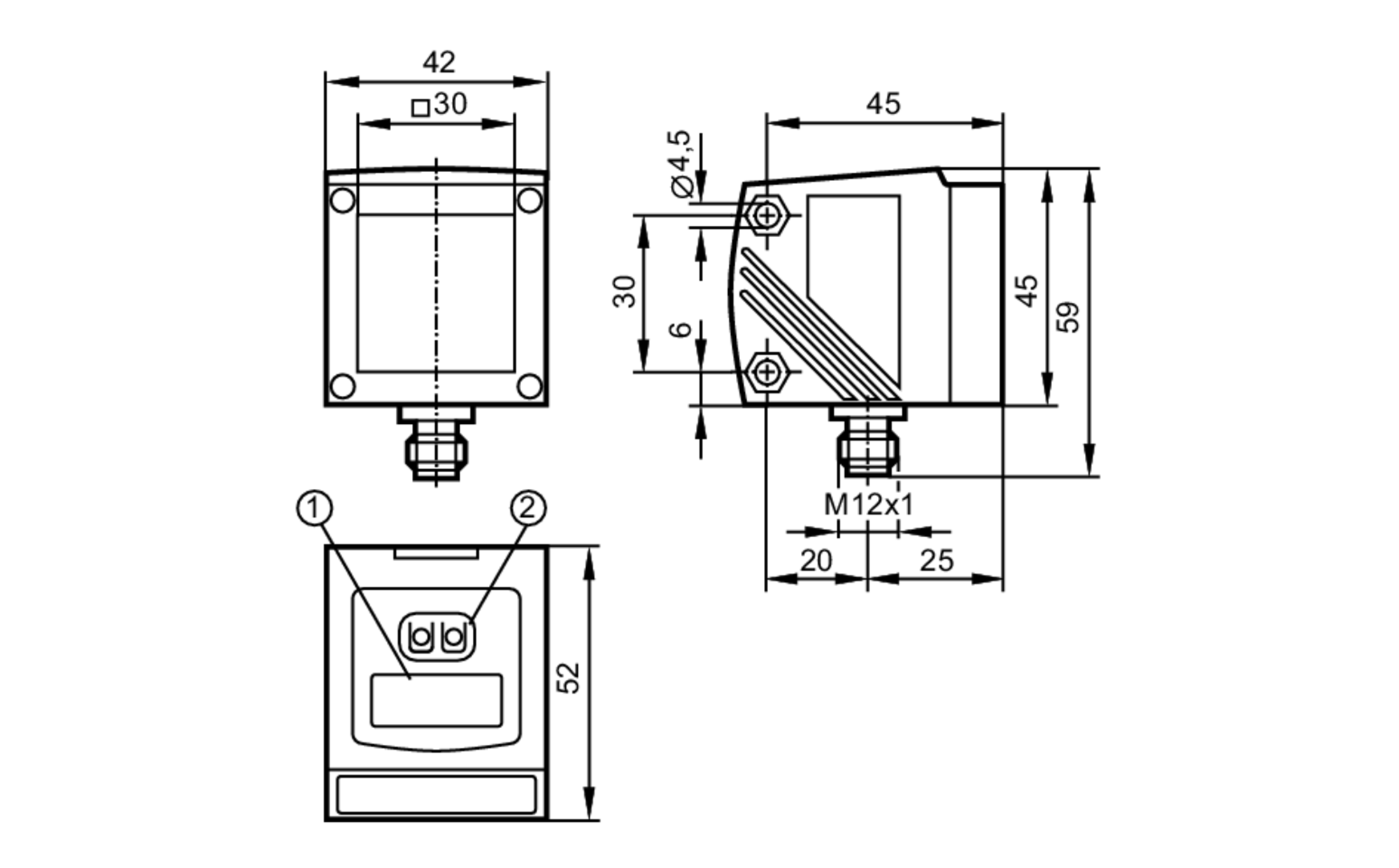 O1D110 - Photoelectric distance sensor - ifm