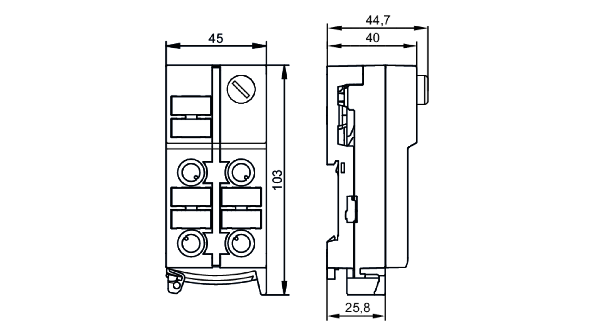 AC5224 - AS-Interface ClassicLine module with quick mounting technology ...