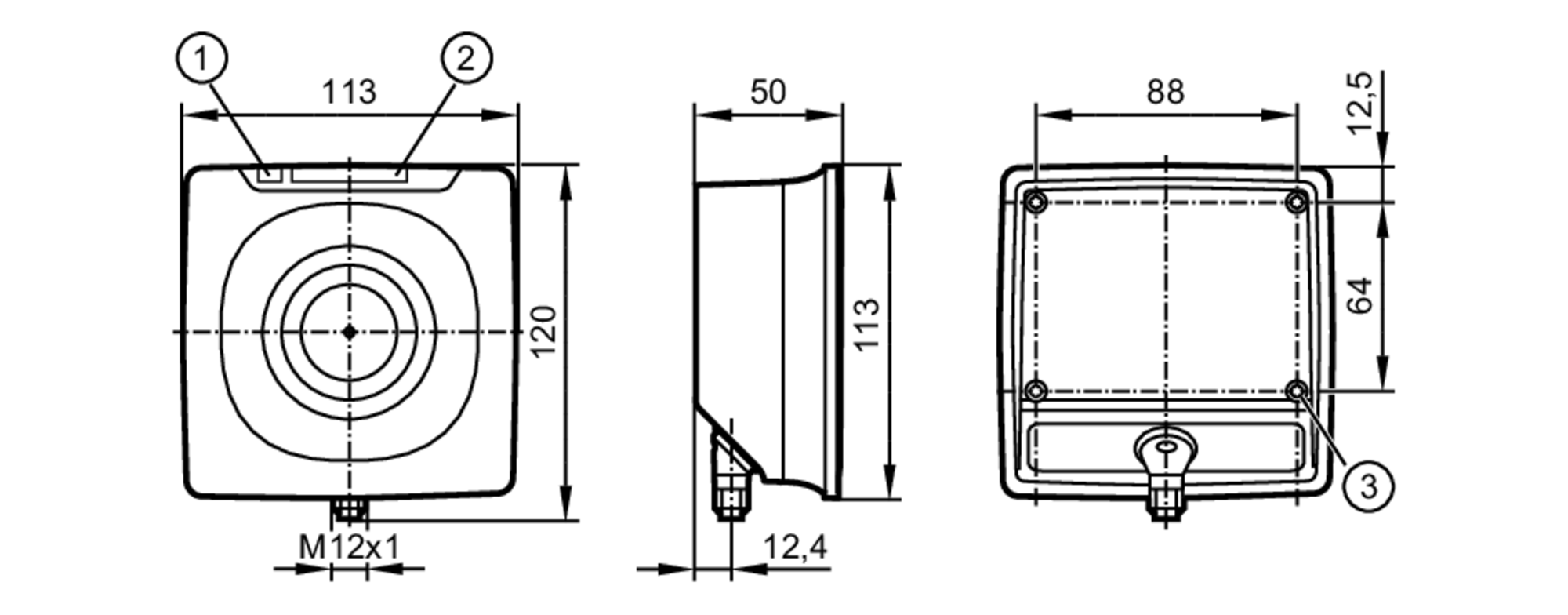 DTI600 - RFID read/write head HF - ifm