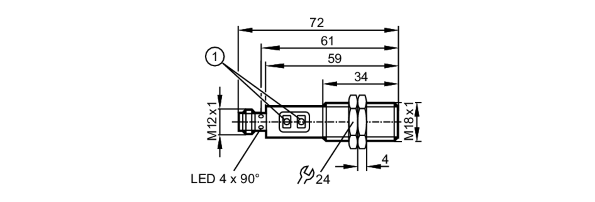 OGH700 - Laser diffuse reflection sensor - ifm