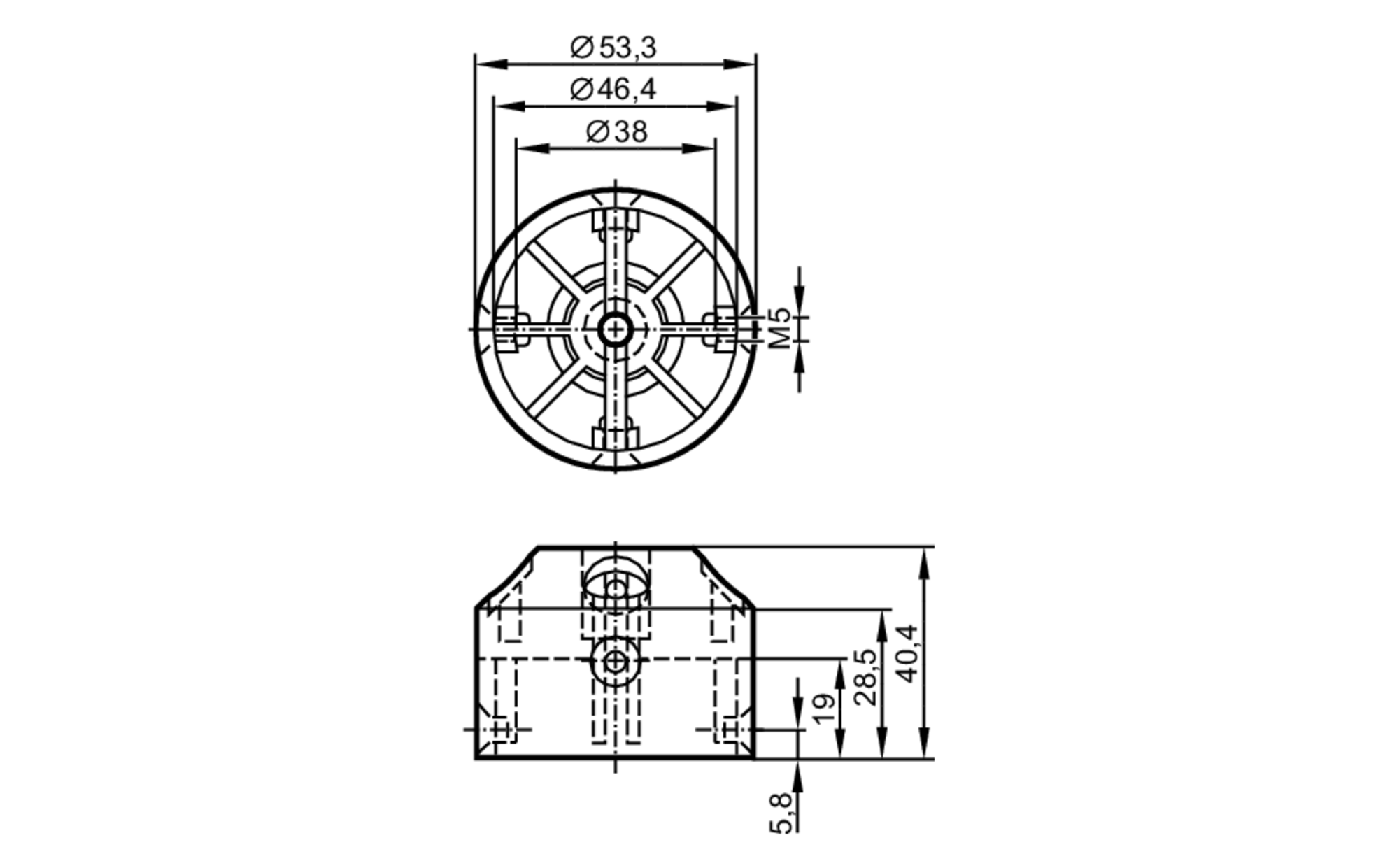E17118 - Target puck for valve actuators - ifm