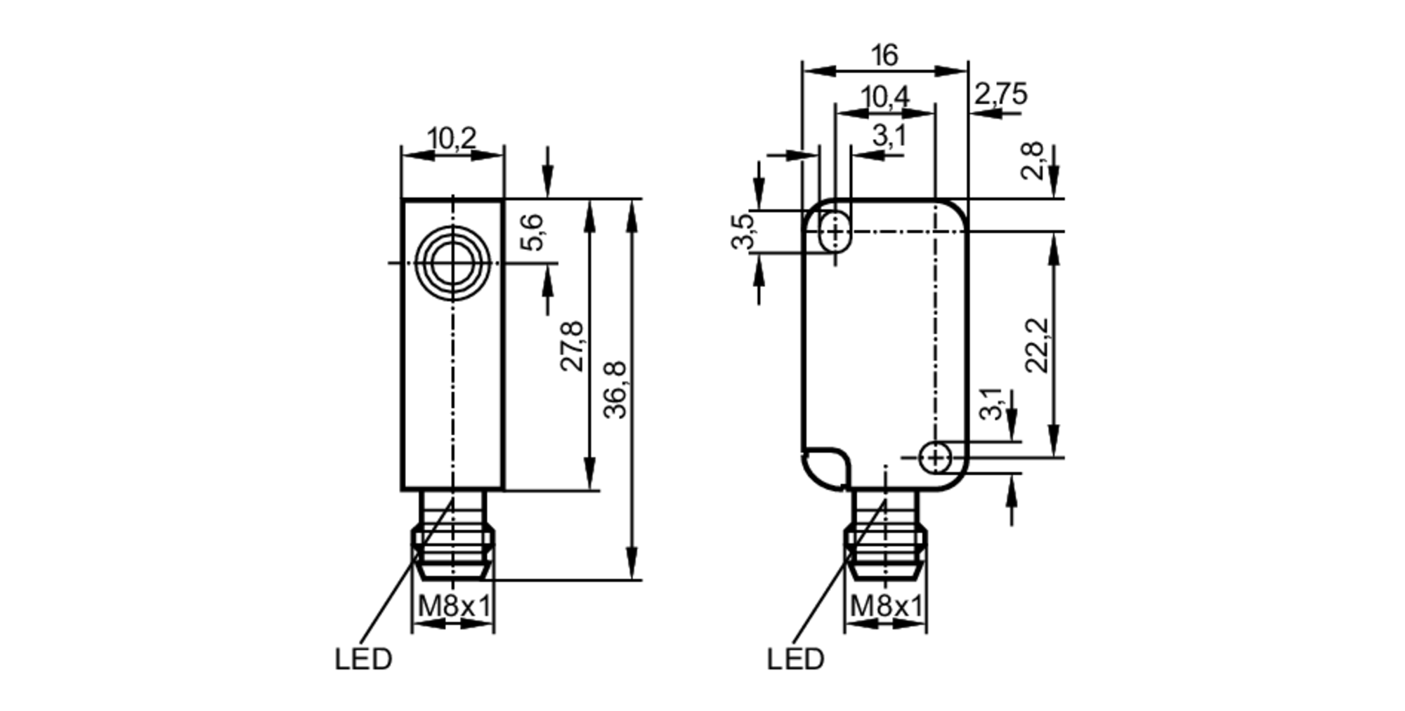 MS5010 - Detector magnético - ifm