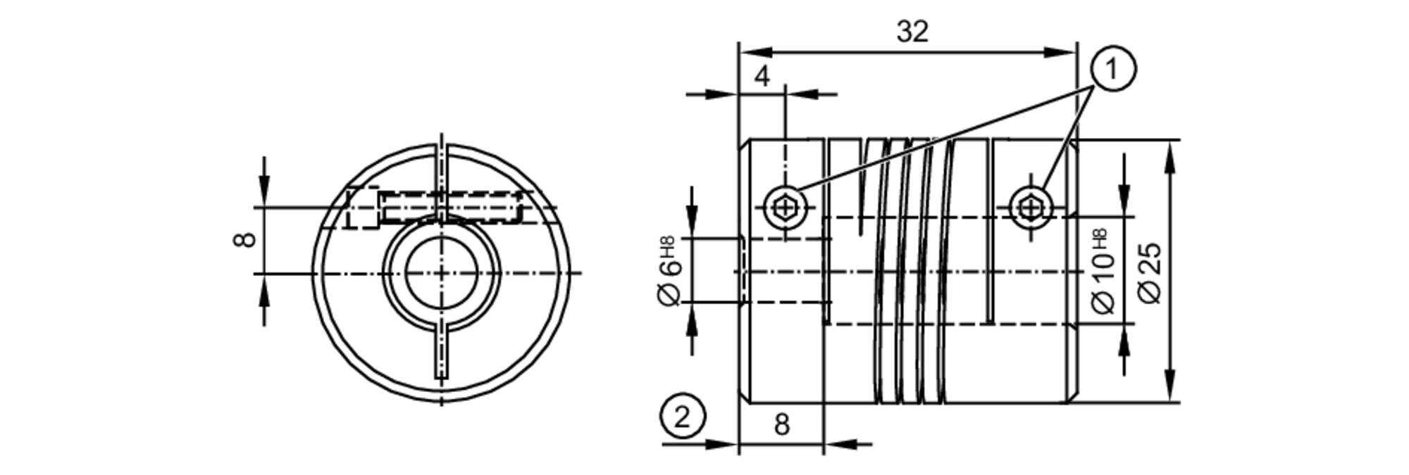 E60066 - Acoplamiento flexible para encóders - ifm