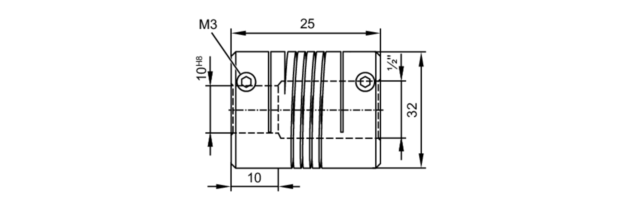 E60208 - Acoplamiento flexible para encóders - ifm
