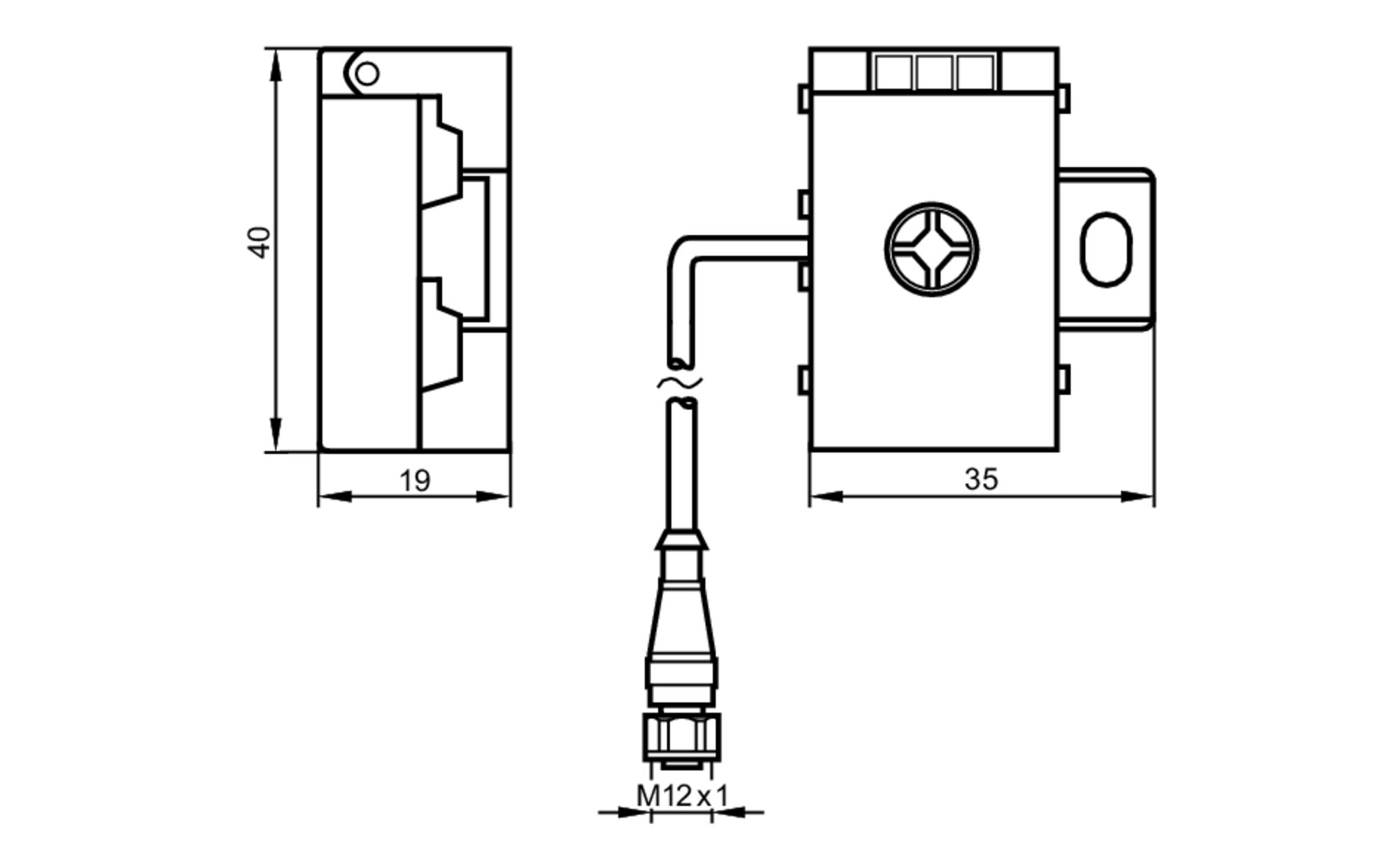 E70481 - AS-Interface flat cable insulation displacement connector - ifm