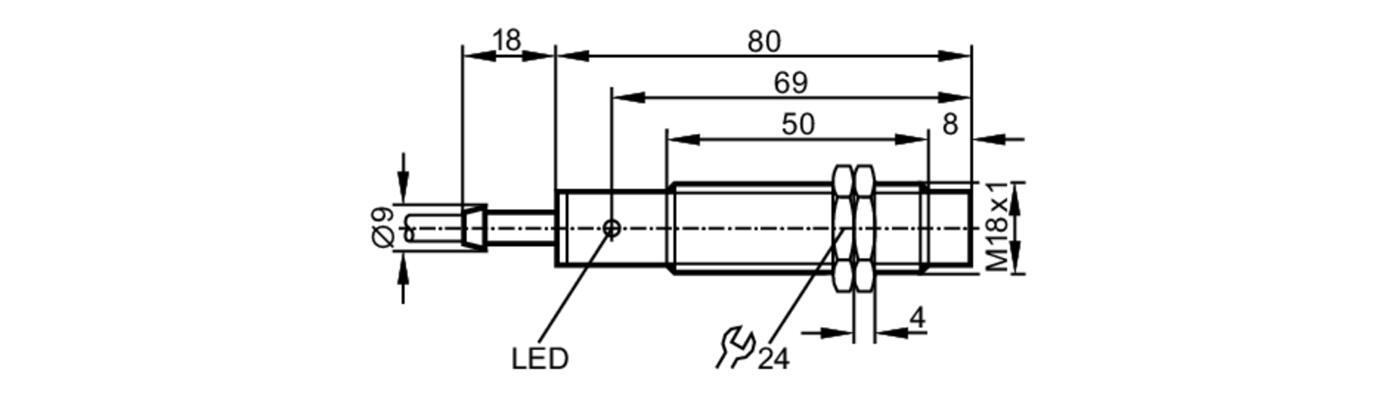 IG5384 - Inductive sensor - ifm