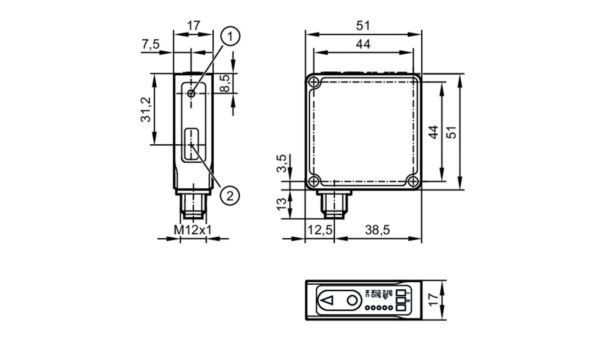 OMH550 - Photoelectric distance sensor - ifm