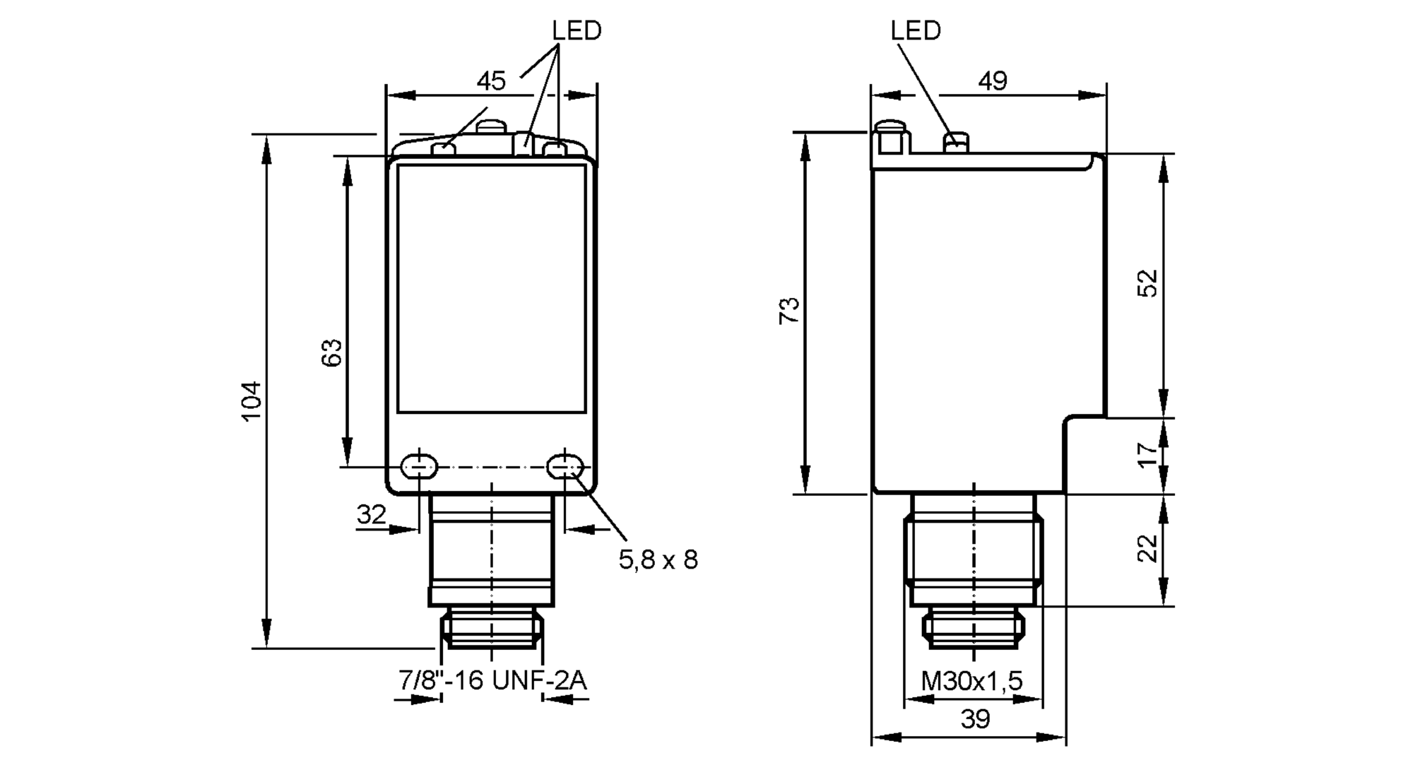 OM0010 - Diffuse reflection sensor - ifm