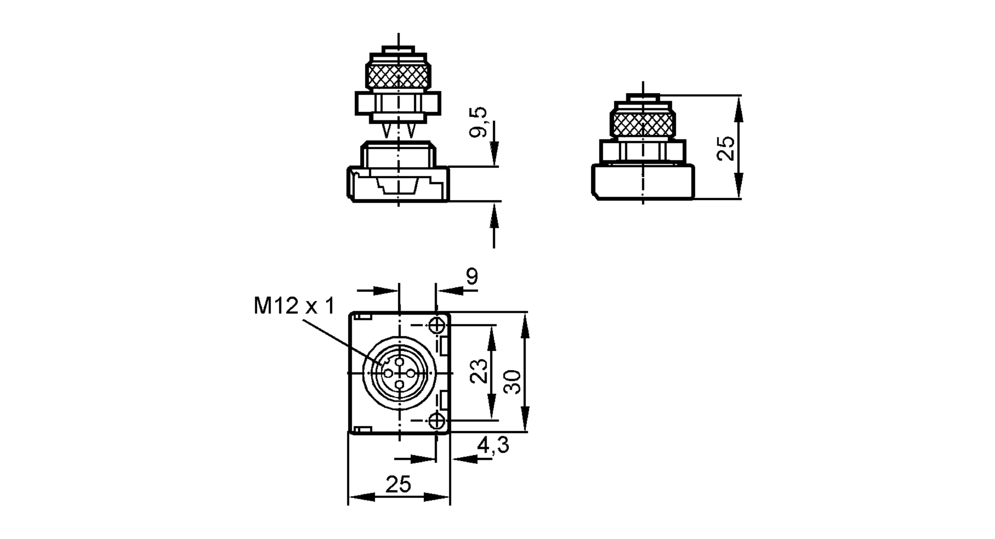 E70225 - AS-Interface flat cable insulation displacement connector - ifm