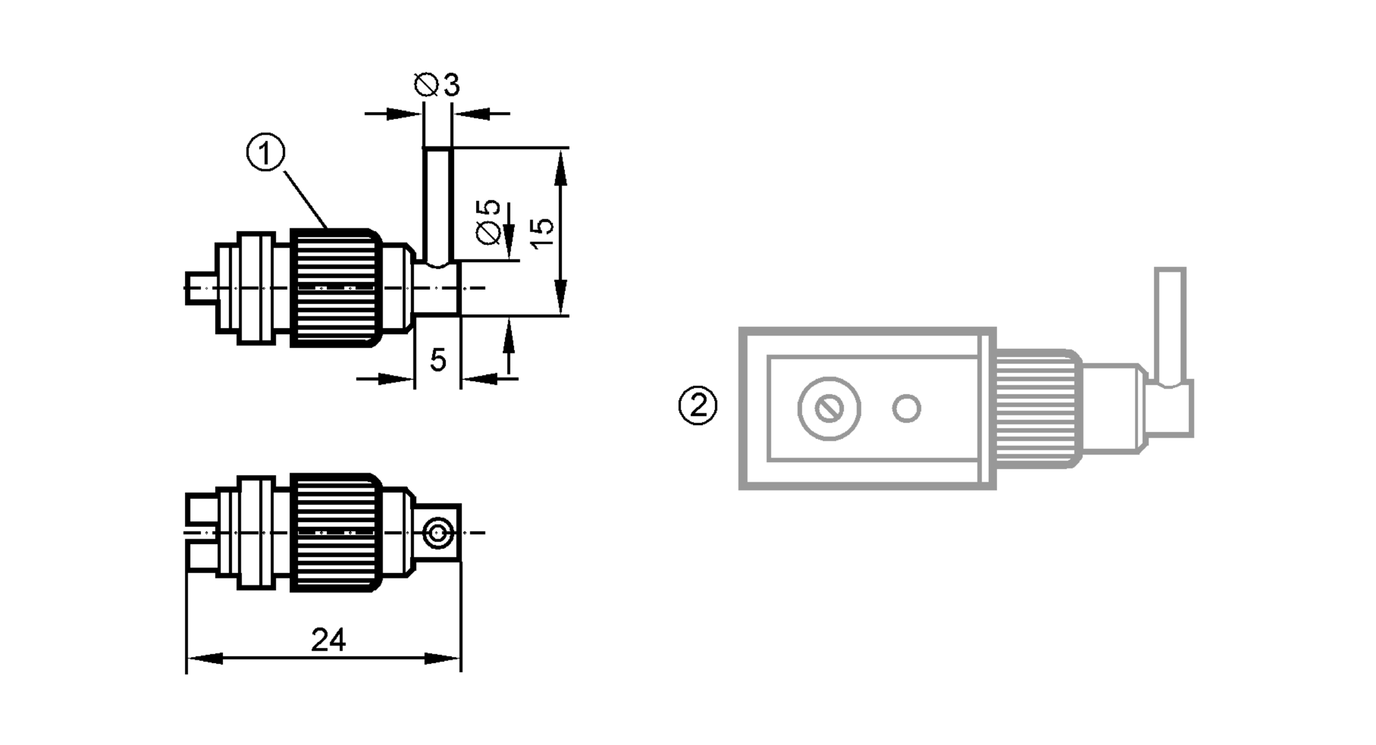 E20199 - Fibre optic diffuse reflection sensor - ifm