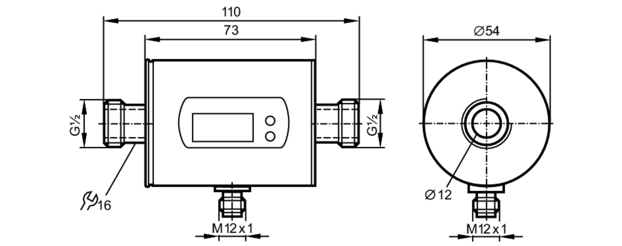 SM6100 - Magnetic-inductive flow meter - ifm